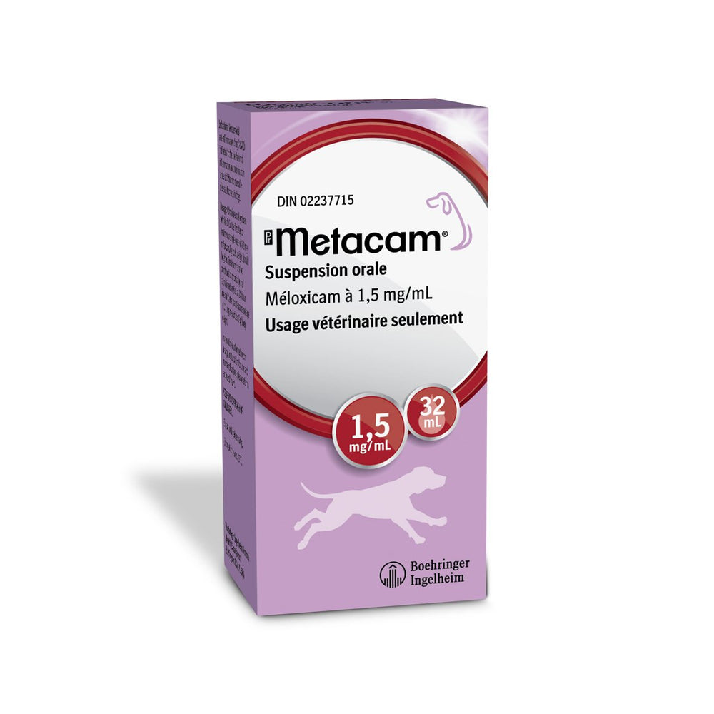 Metacam Dog Oral Suspension 1.5 mg/mL – Prescription NSAID for Dogs ...