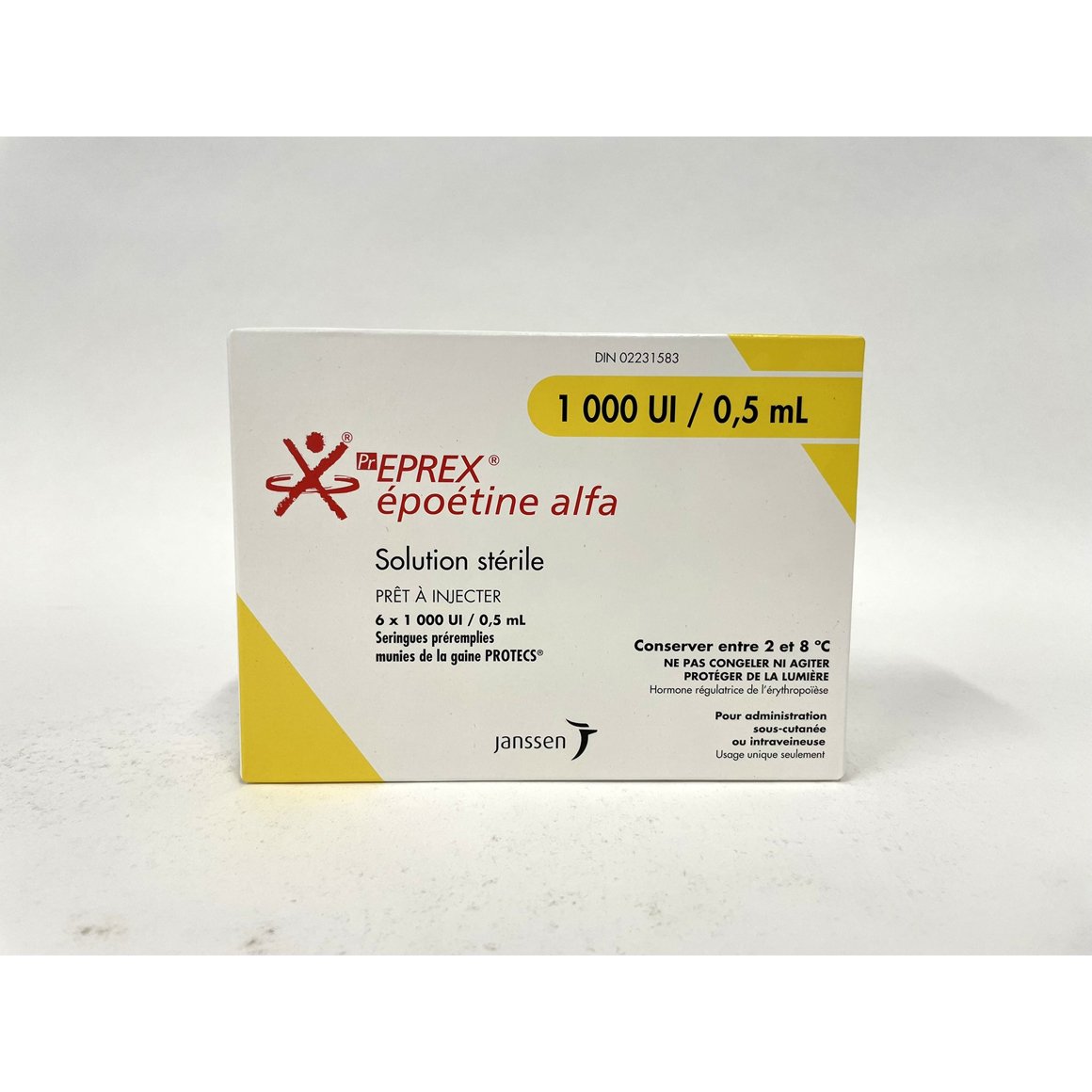 Eprex (Epoetin alfa) 1000 IU/0.5 mL Prefilled Syringes – Sterile ...