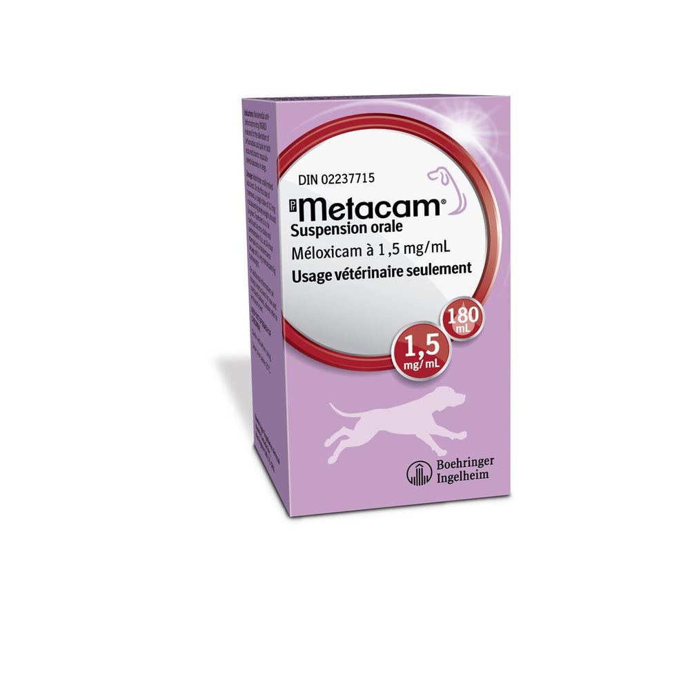 Metacam Dog Oral Suspension 1.5 mg/mL – Prescription NSAID for Dogs ...