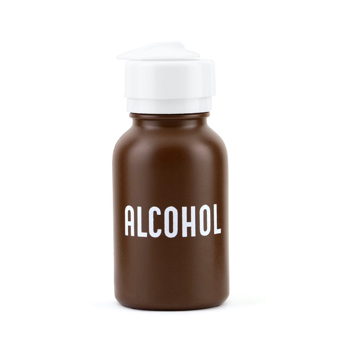 Jorvet 8 oz Amber Plastic Alcohol Dispensing Bottle – Pump-Top ...