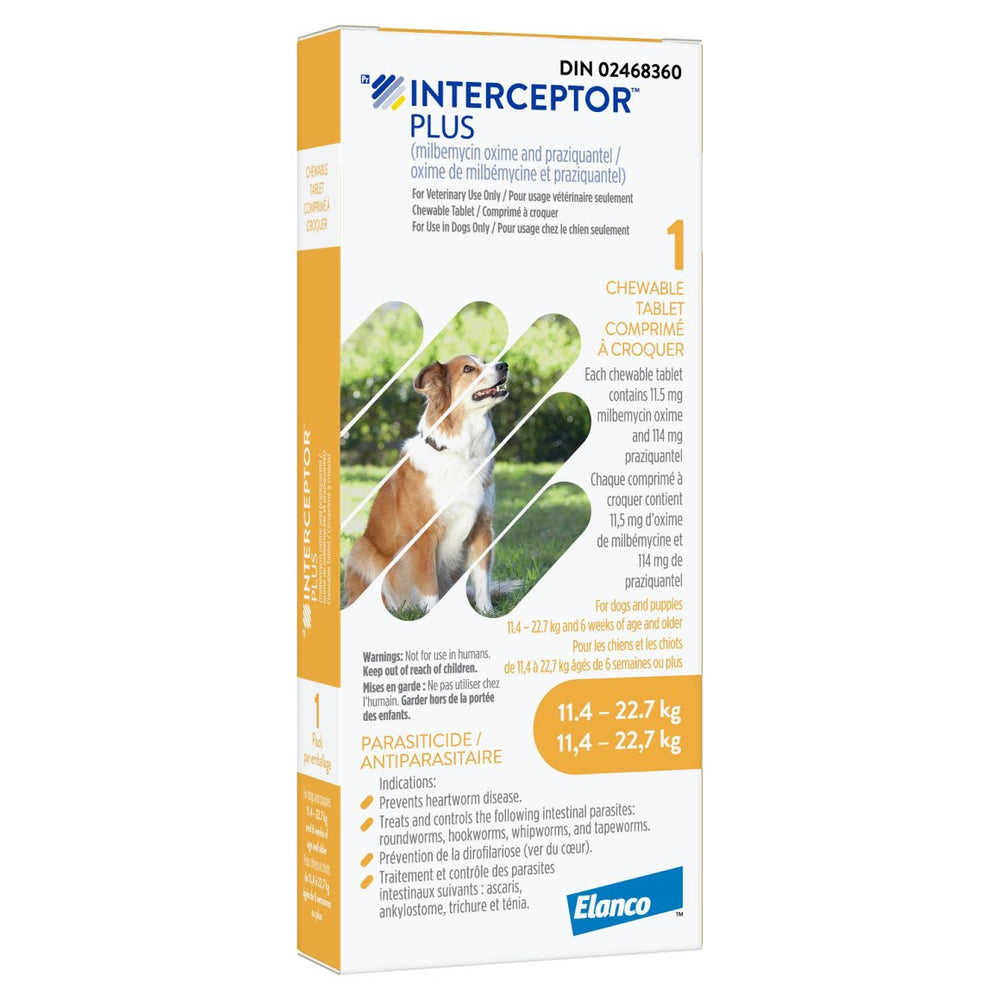 Interceptor Plus for Dogs – Prescription Heartworm Prevention & Dog ...